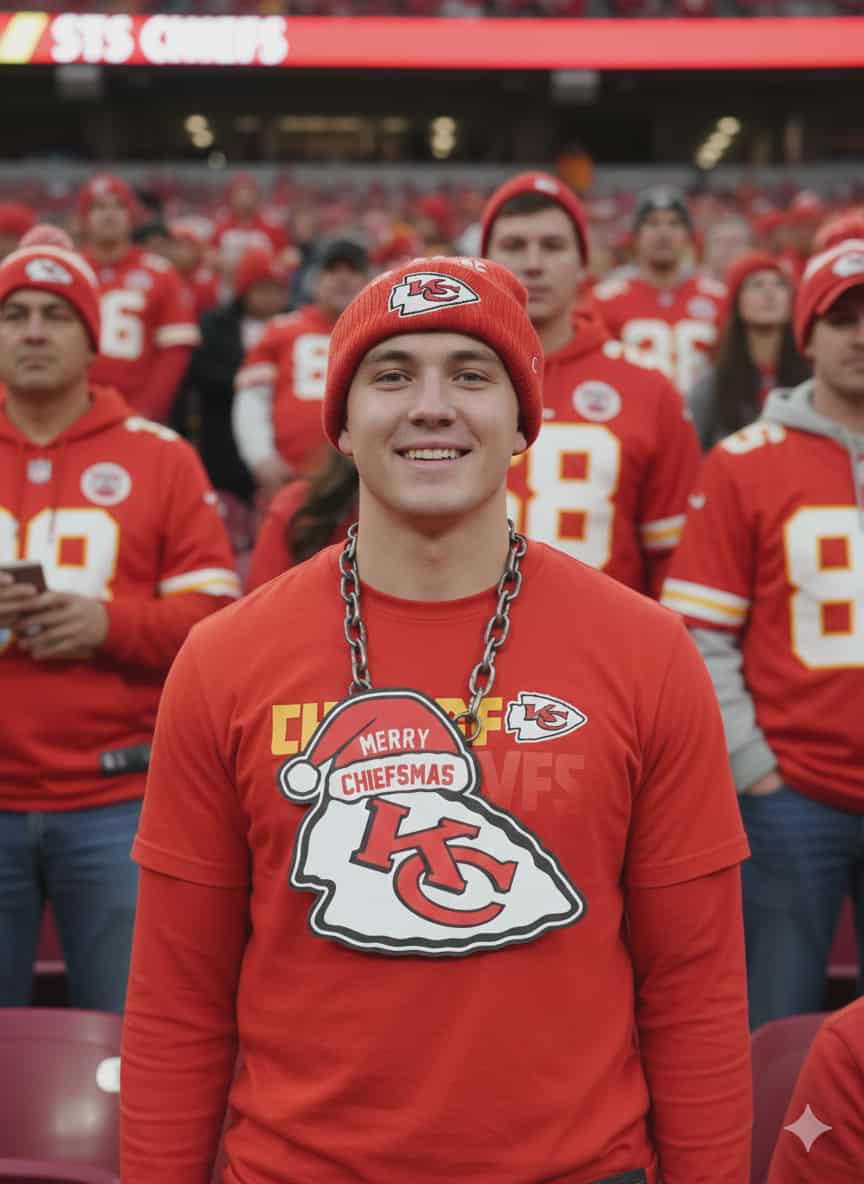 Merry Chiefsmas light box necklace – Chiefs fan page store