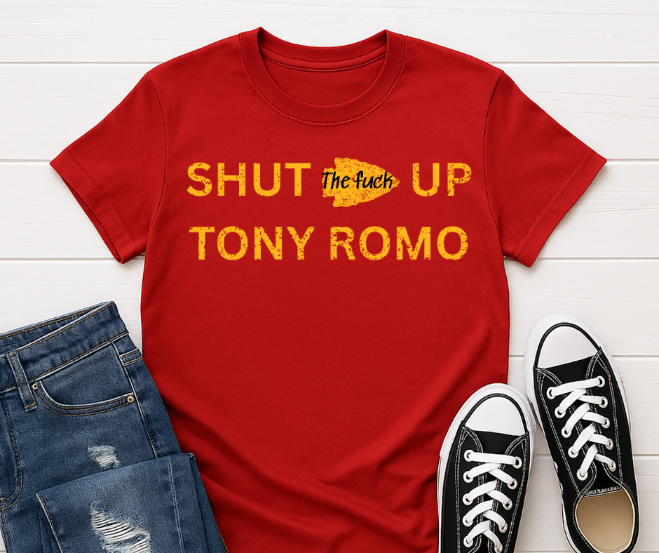 Shut up Romo Shirt – Chiefs fan page store